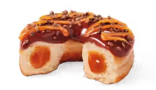 Caramilk Filled Ring Donut - Tim Hortons Menu Canada