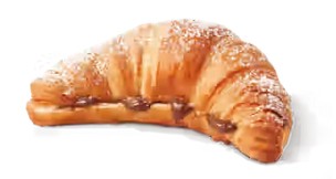Croissant with Nutella Buttery, Flaky Pastry Filled with Sweet Joy ...