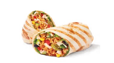 Habanero Veggie Loaded Wrap with Cheese - Tim Hortons Menu Canada