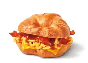Maple Brown Butter Scrambled Egg Loaded Croissant - Tim Hortons Menu Canada
