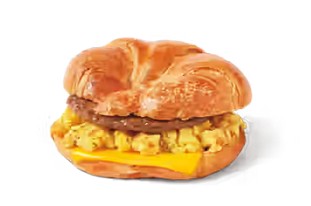 Scrambled Egg Loaded Croissant – Tim Hortons Breakfast