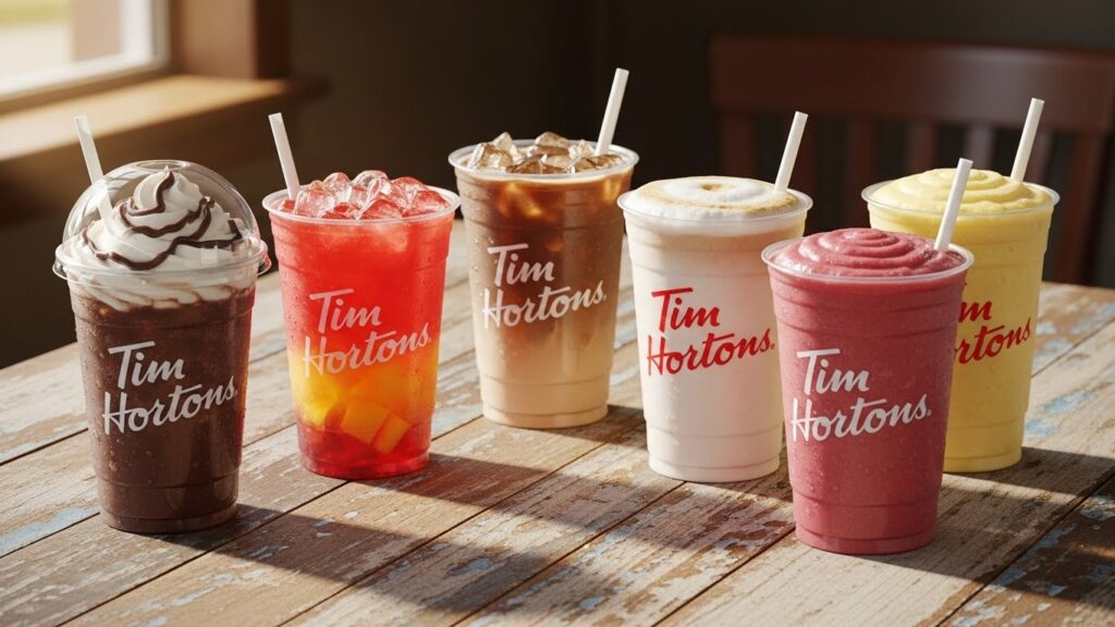Tim Hortons Cold Drinks Menu | Iced & Frozen Beverages