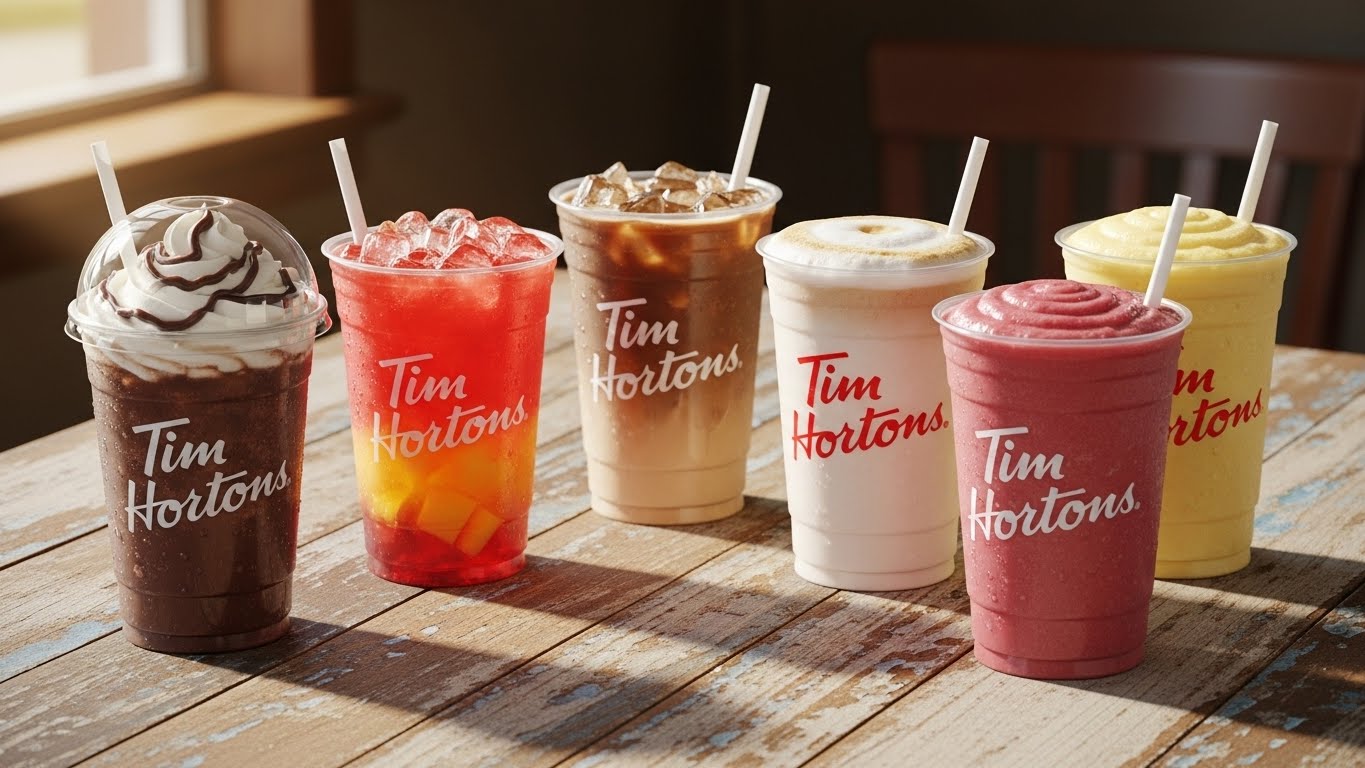 Tim Hortons Cold Drinks Menu | Iced & Frozen Beverages